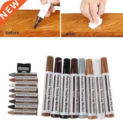 17Pcs Furniture Touch Up Kit Markers & Filler Sticks Woo