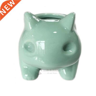 Kawa Ceramc Flowerpot Bulbasaur Succulent Planter Cute Gr