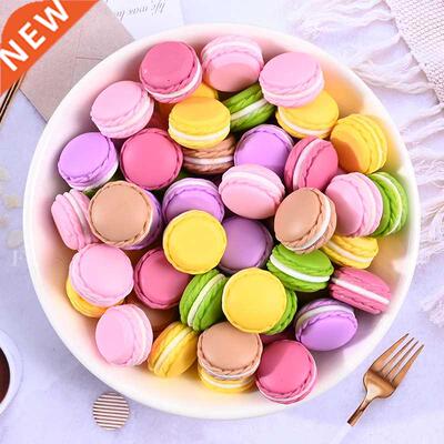 12/24Pcs Kawaii Resin Macaroon Miniature Flatback Cabochon A