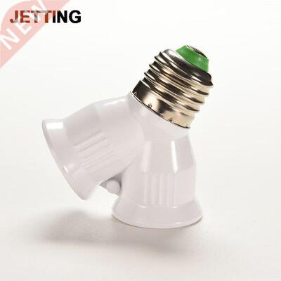 1PCS White Lamp Bulb Base Socket E27 Lamps Holder Converter