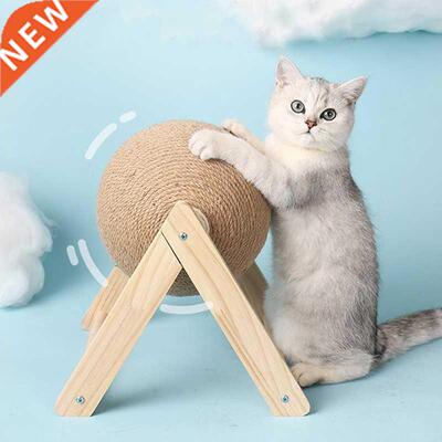 Cat Scratching Ball Toy Kitten Sisal Rope Ball Board Grindin