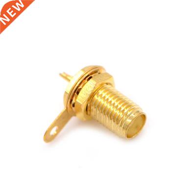 Brass SMA-KY RF Connector SMA Female Socket Jack Panel Mount