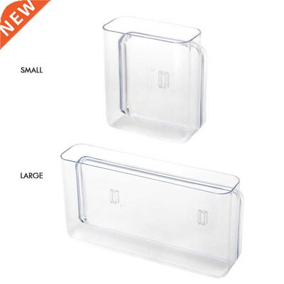 Transparent Wall Mount Storage Box Punch Free Acrylic Hangin