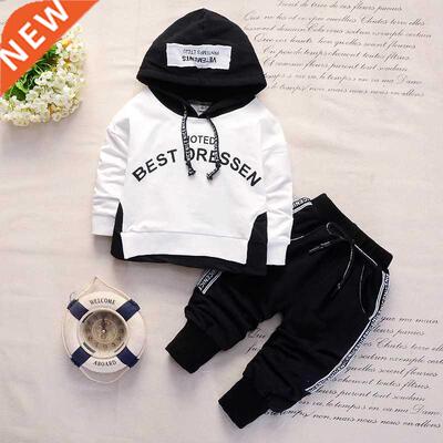 New Sprng Autumn Cotton Boys Clothes Outft Kds Baby Sport