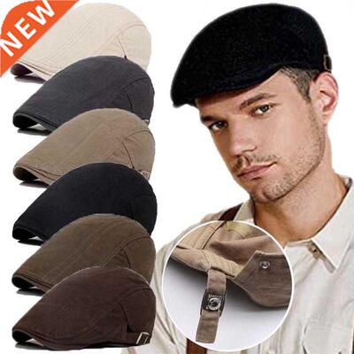 Classic Retro Western Newsboy Caps Berets Hat Adjustable Men