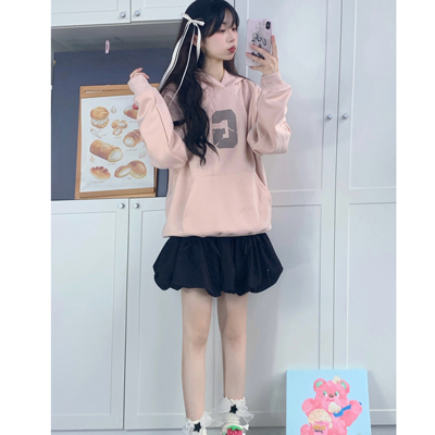 GOLFCROSS连帽印花卫衣