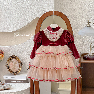 卡麦郎女公主裙洛丽塔冬季加绒