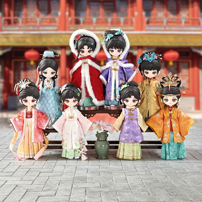 【SIMONTOYS】莉洛洛红楼梦名著系列12分BJD盲盒可动关节玩偶手办
