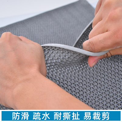 浴室防滑垫卫生间洗手间厨房厕所户外镂空隔水垫PVC塑料防水地垫