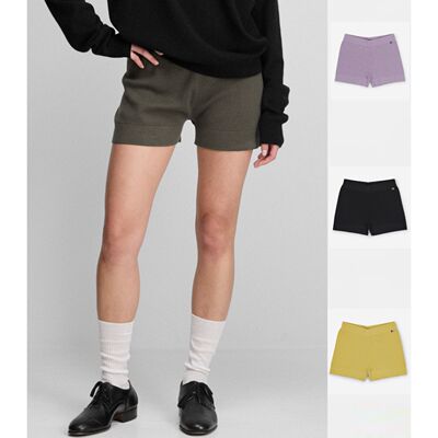 Extreme Cashmere N°450 gummy 多色羊绒混纺针织短裤