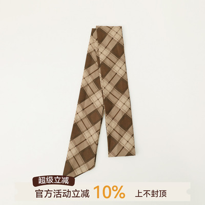 NEW 11.20 16:00 【吴童优选】时尚百搭装饰丝巾女花纹减龄配饰