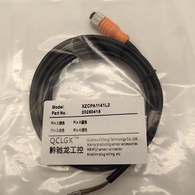 现货航空插头传感器XZCPA1141L2/L5/L10 XZCPA1241L2/L5连接线