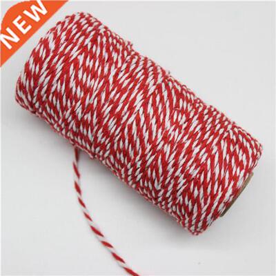 100M* 2MM Double Color Cotton Baker Rope Twine for Handmade