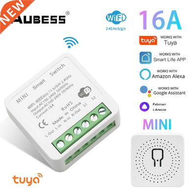 Wifi Mini Smart Switch 16A 2-Way  Switches SmartLife App