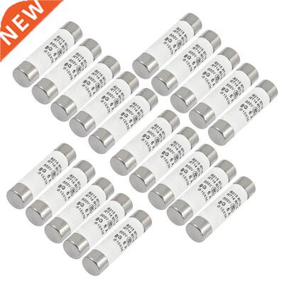 20 Pcs 500V 6A Cylinder Cap Ceramic Fast Blow Fuse Links 10x