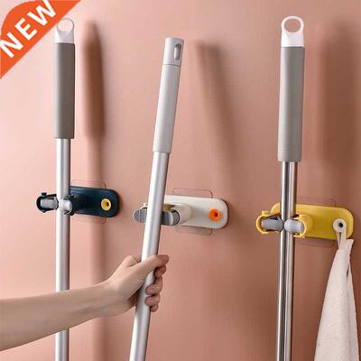 Mop Clip Hook Kitchen Shelf Storage Brush Broom Hanger Ceram