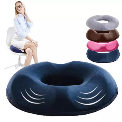 1PCS Donut Pillow Hemorrhoid Seat Cushion Tailbone Coccyx Or