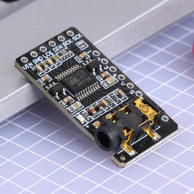 PCM5102 DAC Decoder Rechargeable Portable Speaker 3.5mm Ster