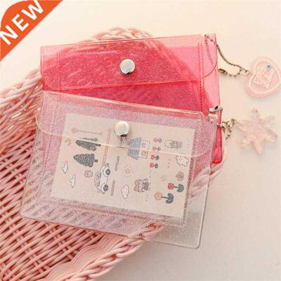 Fashon Transparent Waterproof Pvc Women Card Case Busness