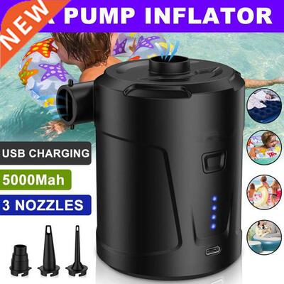 5200mAh Electric Wireless/Cordless Inflatale Air Pump Recha
