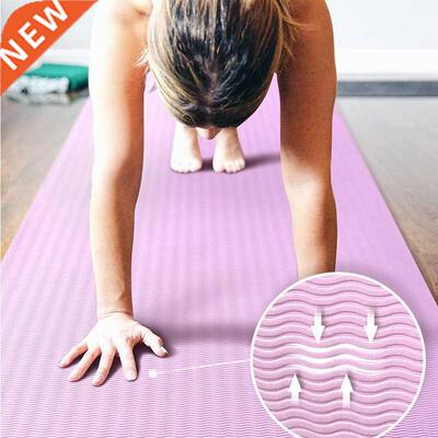 Non Slip Yoga Mat Made with Natural Rubber Fitness Exercise