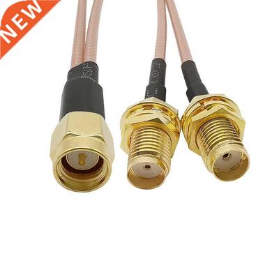 SMA Male to Dual SMA Female Connector Splitter 50ohm RG316 C