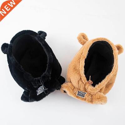 65% Dropshipping!!Women hat winter cute bear ear design soli