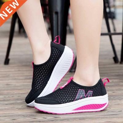 Women's Shoes Cushioning Height Platform Casual Breathable C