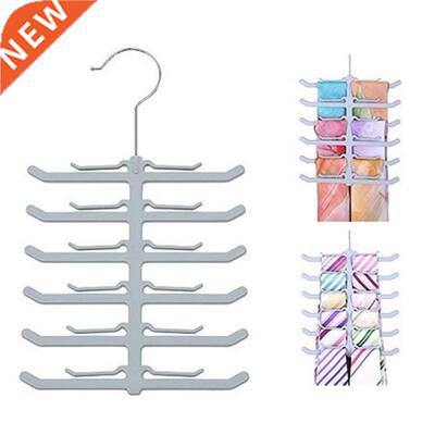 *Clothes Hanger Organizer Tie Scarf Scarves Hanger Drying Ra