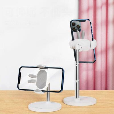 Rabbit Ear Mobile Phone Holder Retractable Smart Phone Stand