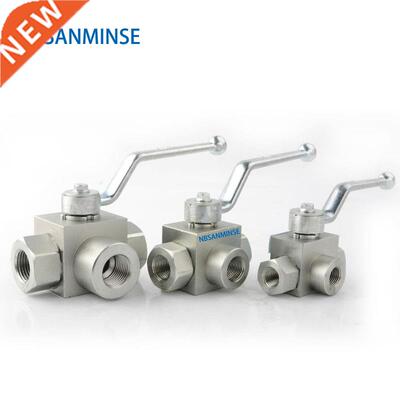 Hydraulc Hgh Pressure Ball Valve KHB 3 Way Valve Male Thre