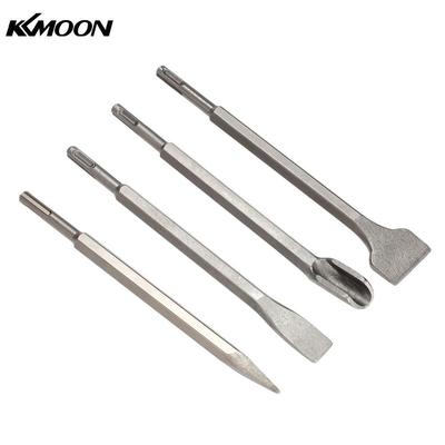 4pcs SDS Plus Chisel Set Point Groove Gouge Flat Chisels ele