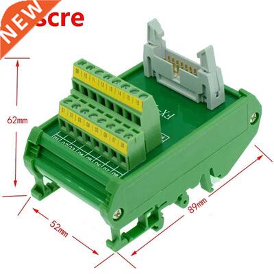 IDC16 male to 16P terminal block breakout board idc16 connec
