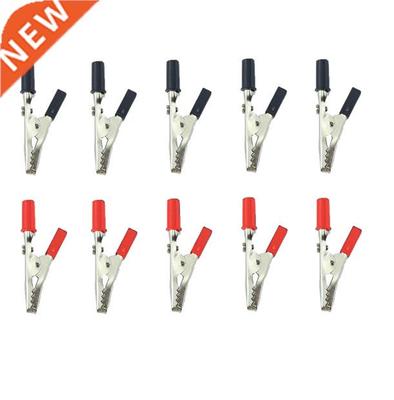 IMC Hot 10 pcs 50mm Plastic Handle Test Probe Metal Alligato