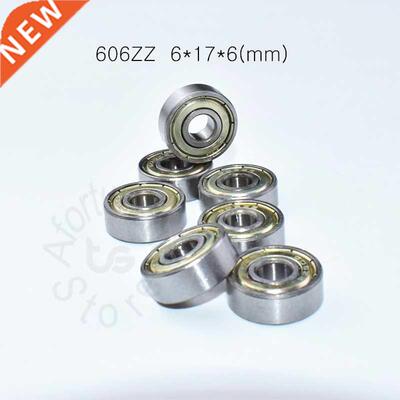 Carbon steel 10pcs 606ZZ 6*17*6(mm) free shipping Metal Sea
