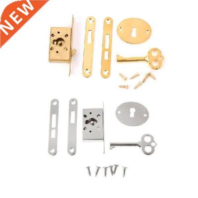 Kunci Laci Antik dengan Kunci Kabinet Kotak Kecil Antik