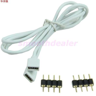 1m LED SMD 3528 5050 RGB Strip Wire 4 Pin Extension Cable Co