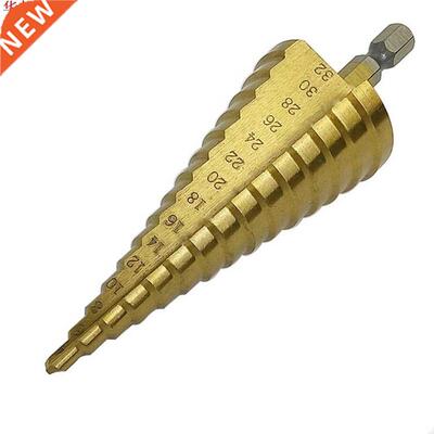 3pc HSS Step Drill Bit Set Cone Hole Cutter Taper Metric 4-1