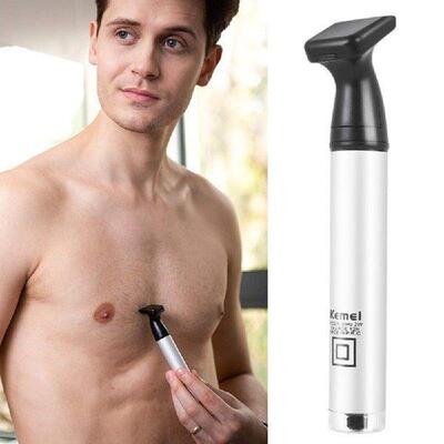 2 IN 1 Nose Trimming Scissors Mustache Ear Professional