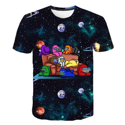 Baby Boys Among Us T shirt 2021 New Boy Summer TShirts Kids