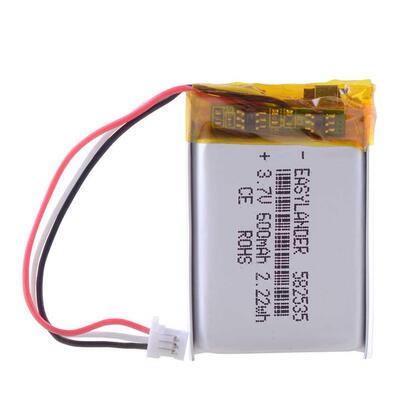 CE ROHS 58255 SP5 .7V 600mAh Rechargeable li lithium polym