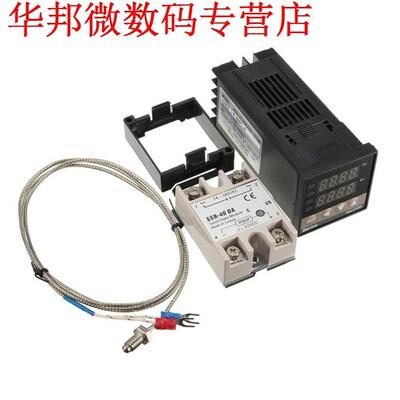 220 V PID REX-C100 Temperatuurregelaar met Max 40A SSR en K