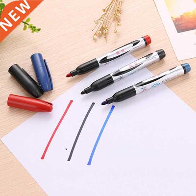 50pcs Black Blue Red Permanent Oil Marker Pen Token Pens for