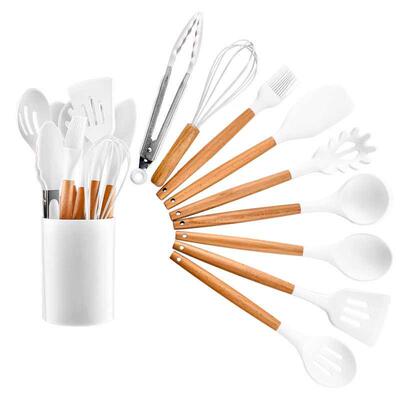 Non-stick Silicone Kitchenware Cooking Utensils Set Cookware