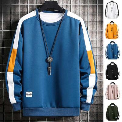 Long Sleeve Harajuku Sweatshirts Men 2022 New Fashion 6 Colo