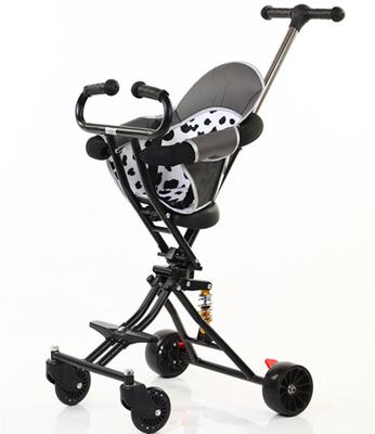2020 new smple four wheel baby stroller foldable baby hgh