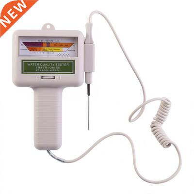 Portable pH Tester Chlorine Meter Swimming Pool Spa Water Qu