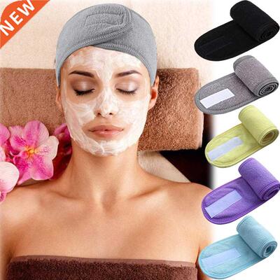 Spa Headband Hairband Sports Sweat Head Wrap Towel Hair Wra