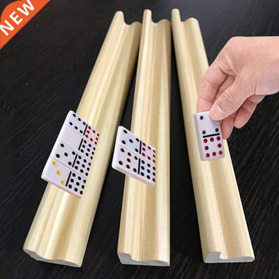 4 Pcs Domino Trays Wooden Domino Racks Domino Holders For Do