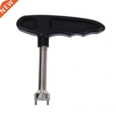 Gearless Type Black Handle Golf Shoes Spike Wrench with Lon